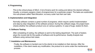7 stages of system Development life cycle ppt | PPTX