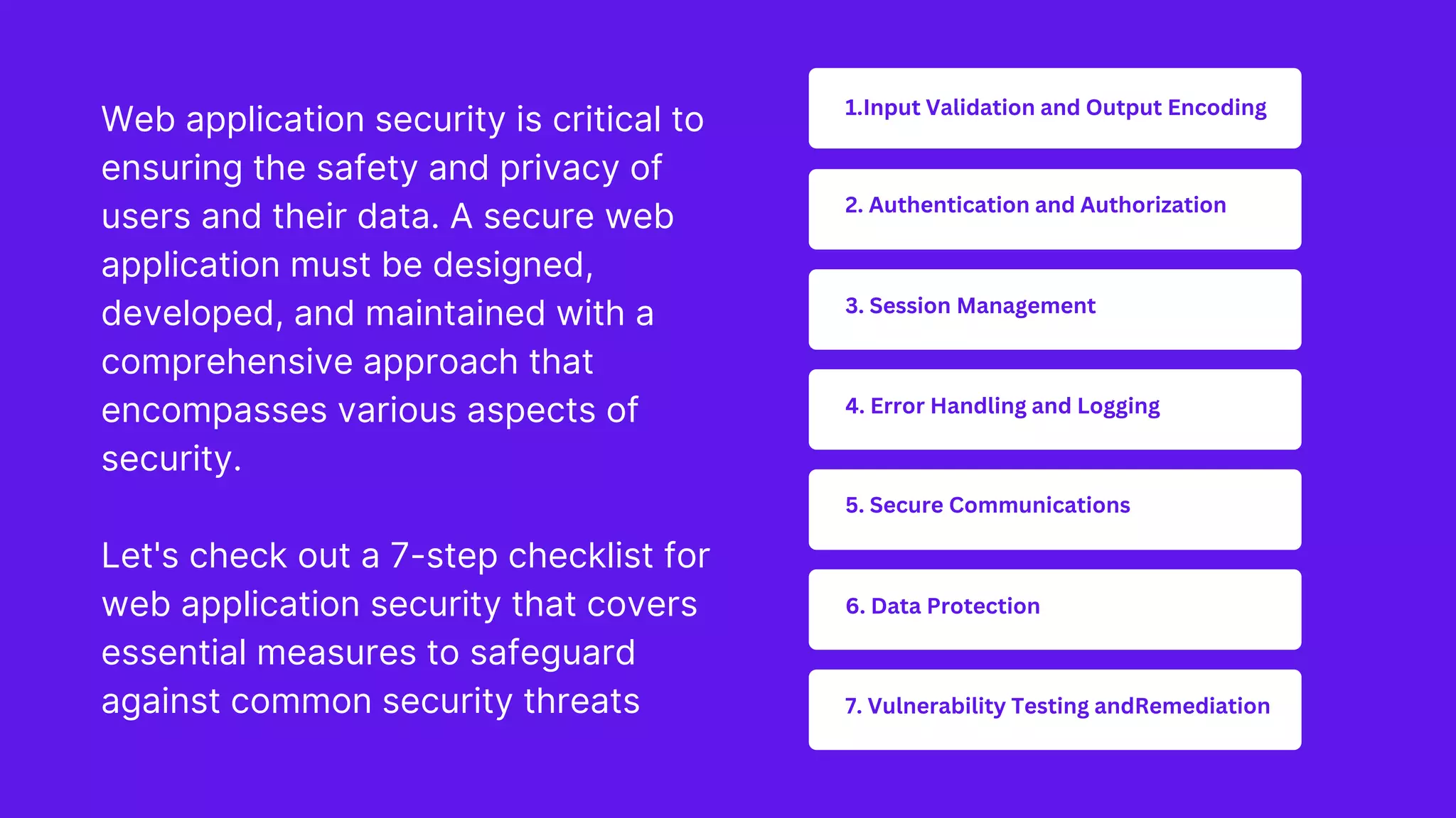 7 Step Checklist for Web Application Security.pptx