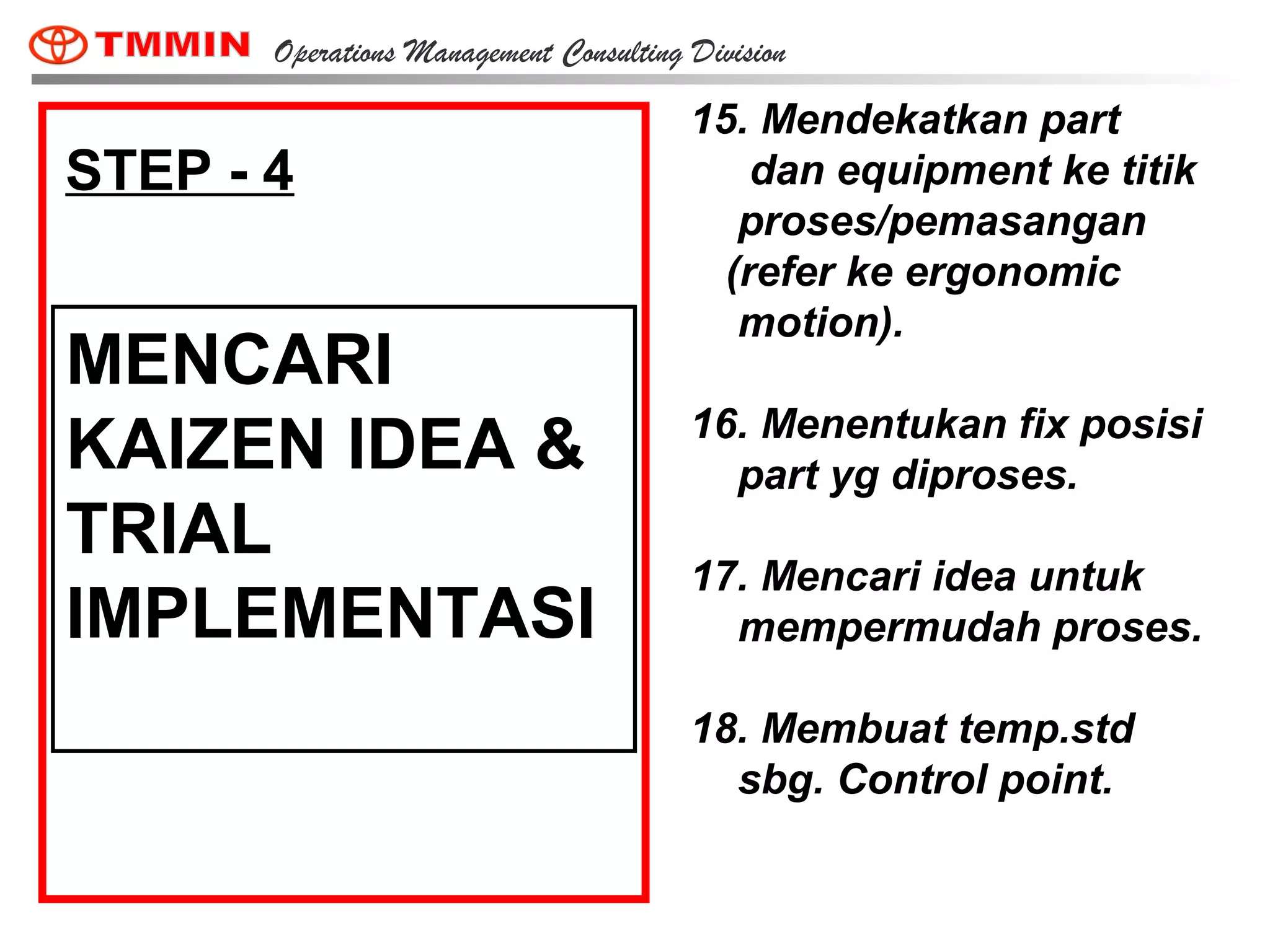 7 step kaizen | PPT