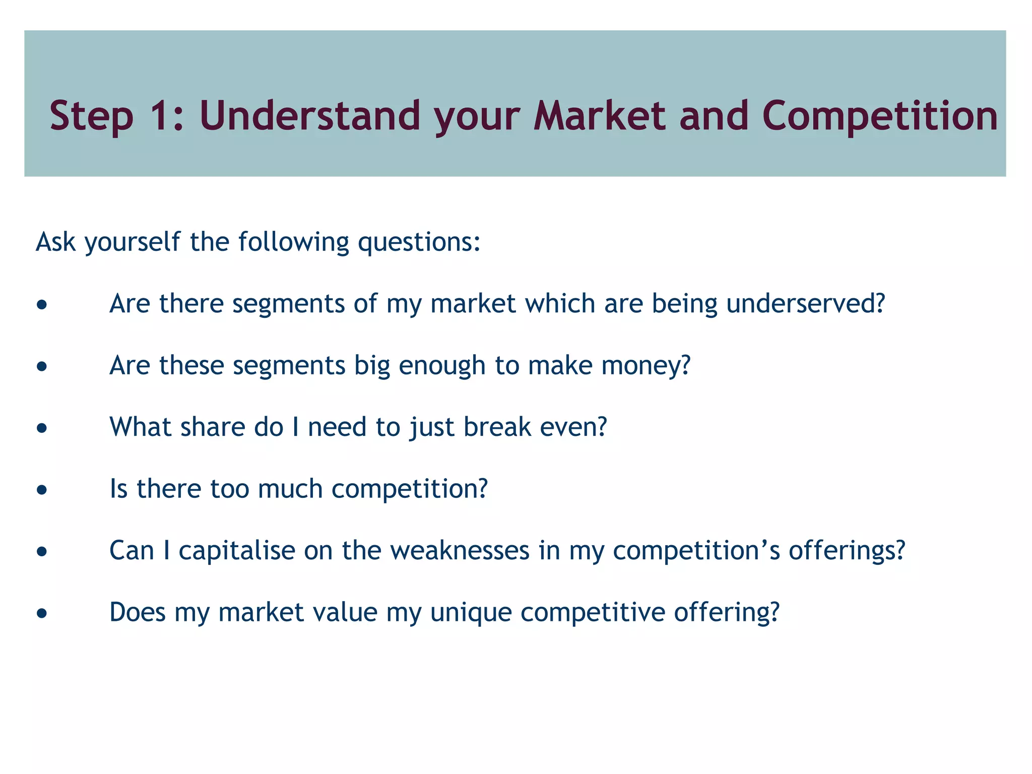 The 7 Step Marketing Plan | PPT