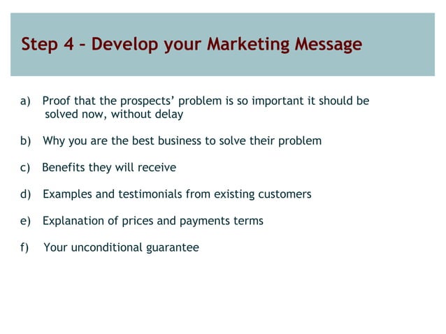 The 7 Step Marketing Plan | PPT | Marketing and Advertising | Business