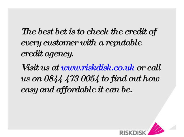 7 Steps For Avoiding Bad Debts | PPT