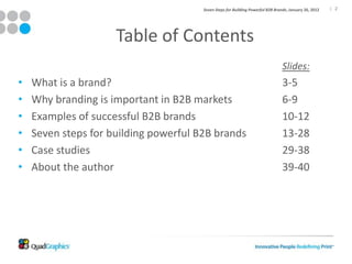 7 steps for_building_powerful_b2_b_brands | PPTX | Marketing and ...
