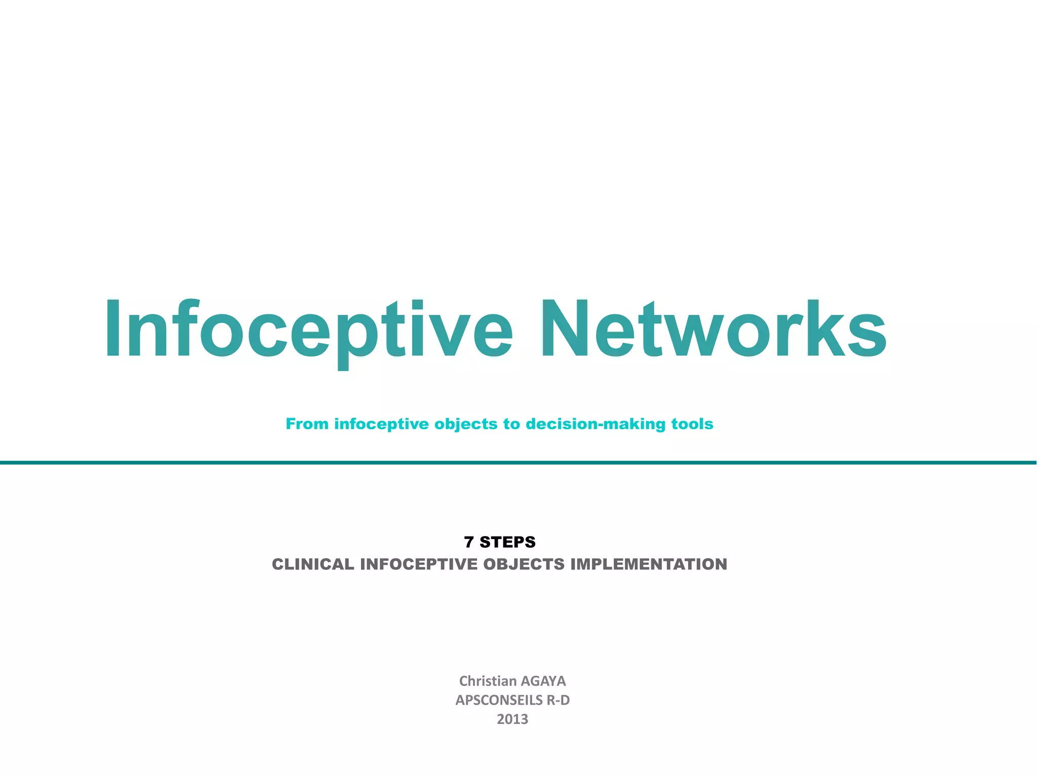 7 steps infoceptive clinical objects implementation | PPT