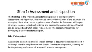 7 Steps in the Fire Damage Restoration Process | PPTX