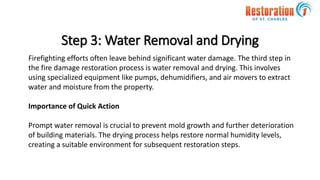 7 Steps in the Fire Damage Restoration Process | PPT