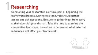 Seven Steps to Creating a Framework | PDF