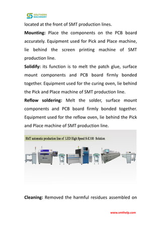 7 steps telling you what is smt basic technology | PDF | Home ...