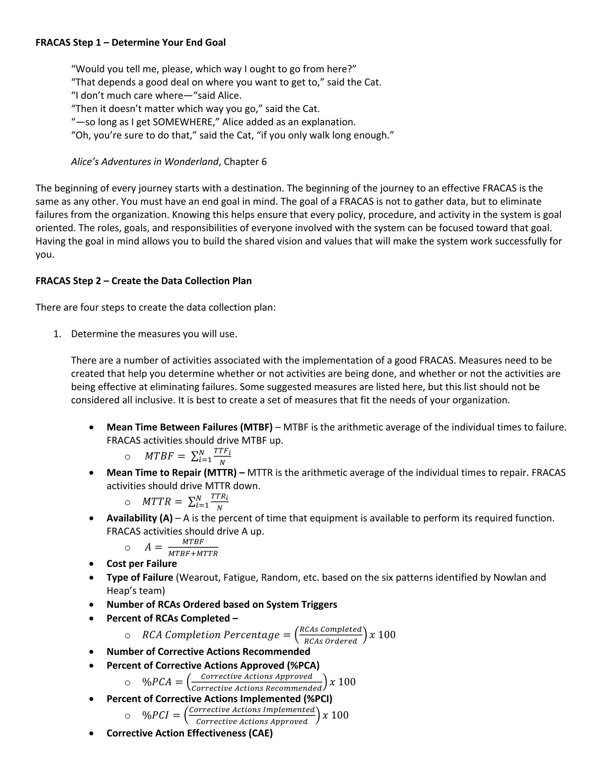 7 Steps to a Working Failure Reporting System - FRACAS | PDF