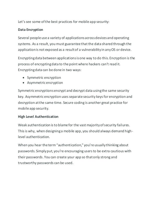 7 Steps to Boosting Your App Security in 2022 | DOCX