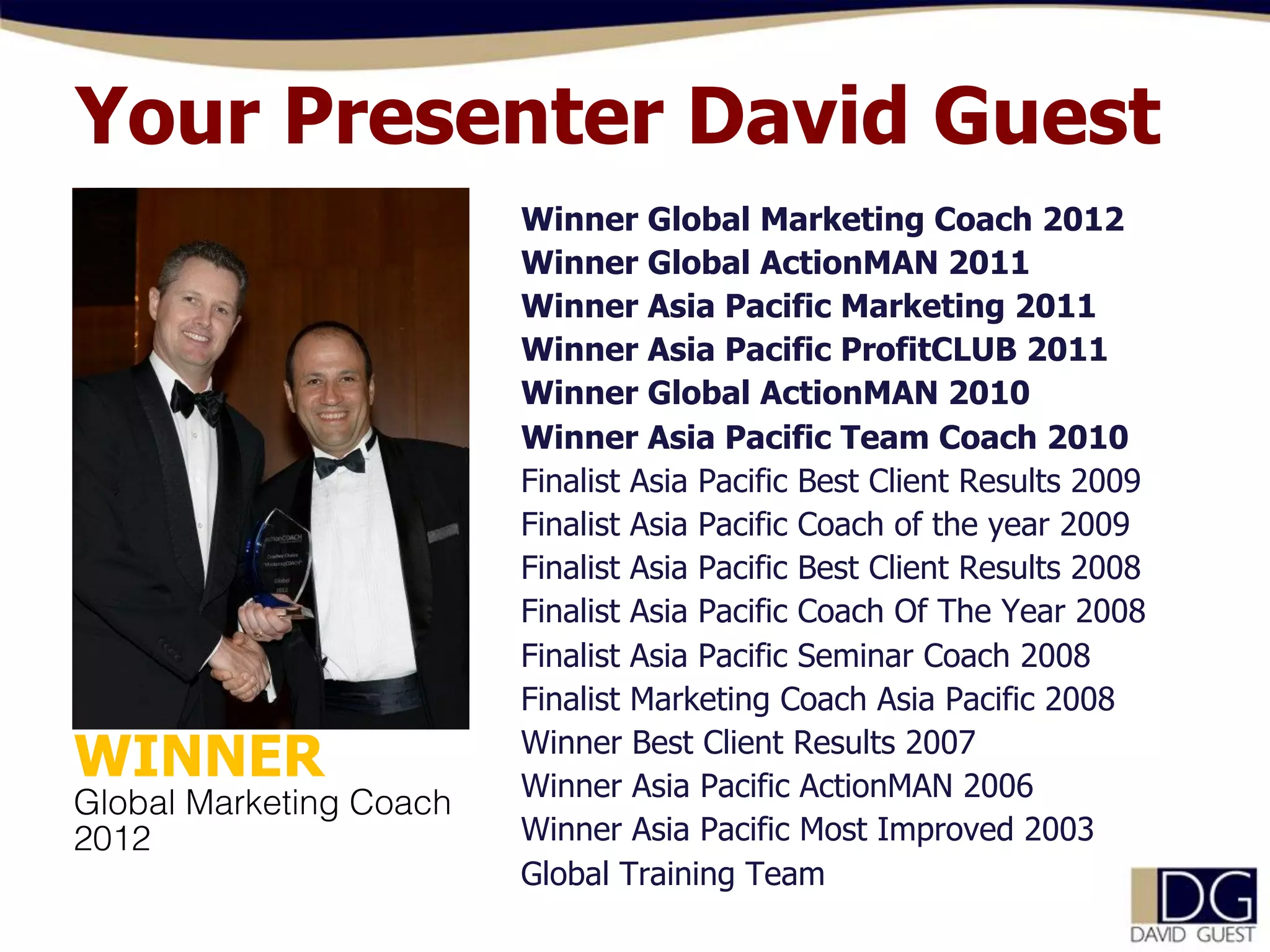 7 steps to build a referral based business Business Coach Melbourne - David Guest | PPT