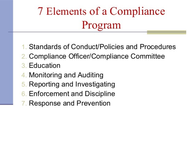 7 Steps To A Compliance Program By: MedSafe