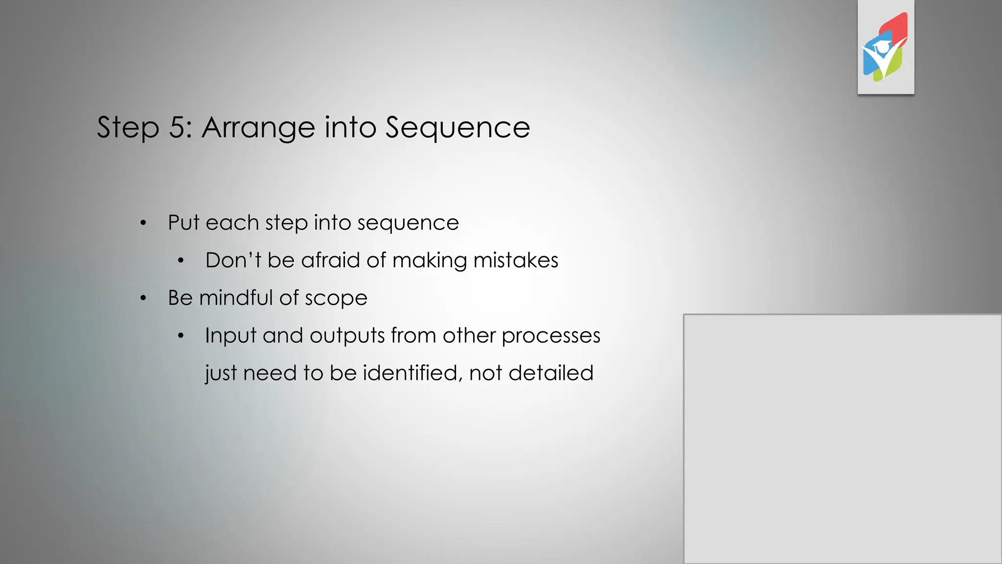 Seven steps flowchart process flow chart | PDF