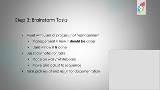 Seven steps flowchart process flow chart | PDF