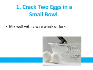 7 Steps to Creating an Omelet | PPTX
