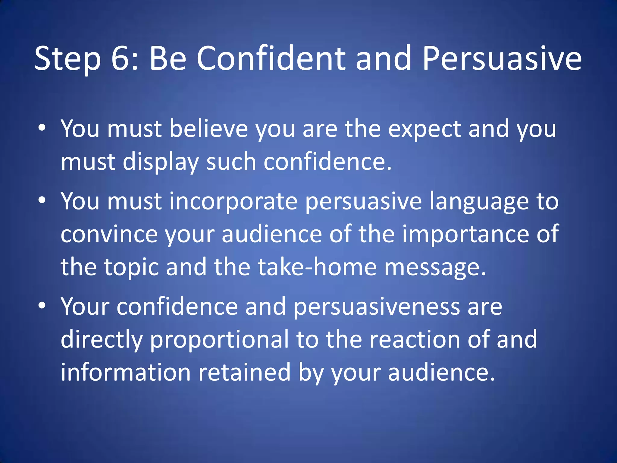 The 7 Steps to Effective Communication | PPTX