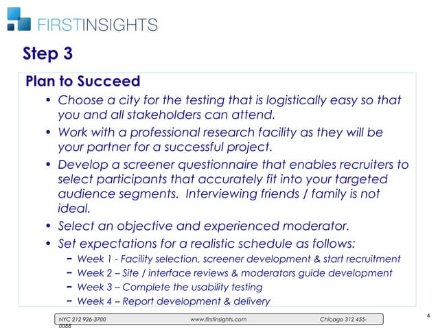 7 Steps To Effective Usability Testing Ppt