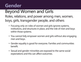 Seven Steps to EnGendering Evaluations of Public Health Programs | PPT