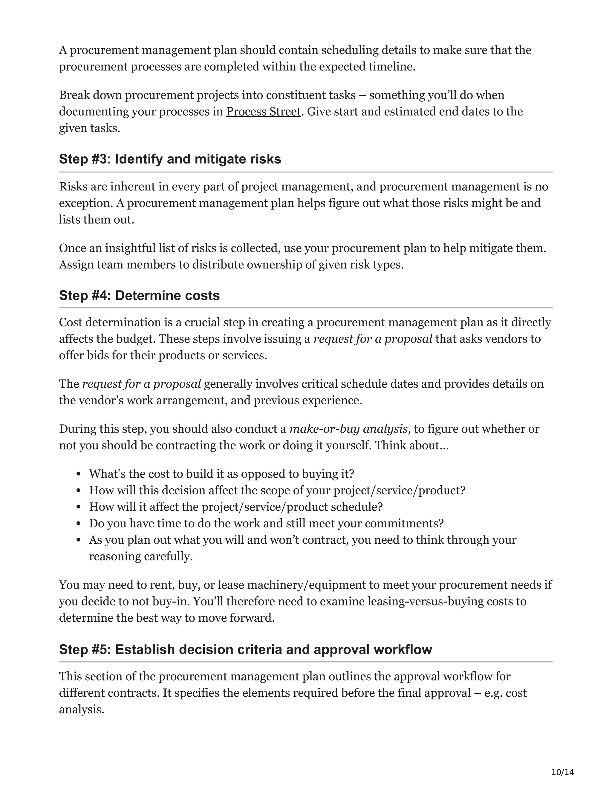 7 Steps To Procurement Management To Optimize Processes Responsible for ...