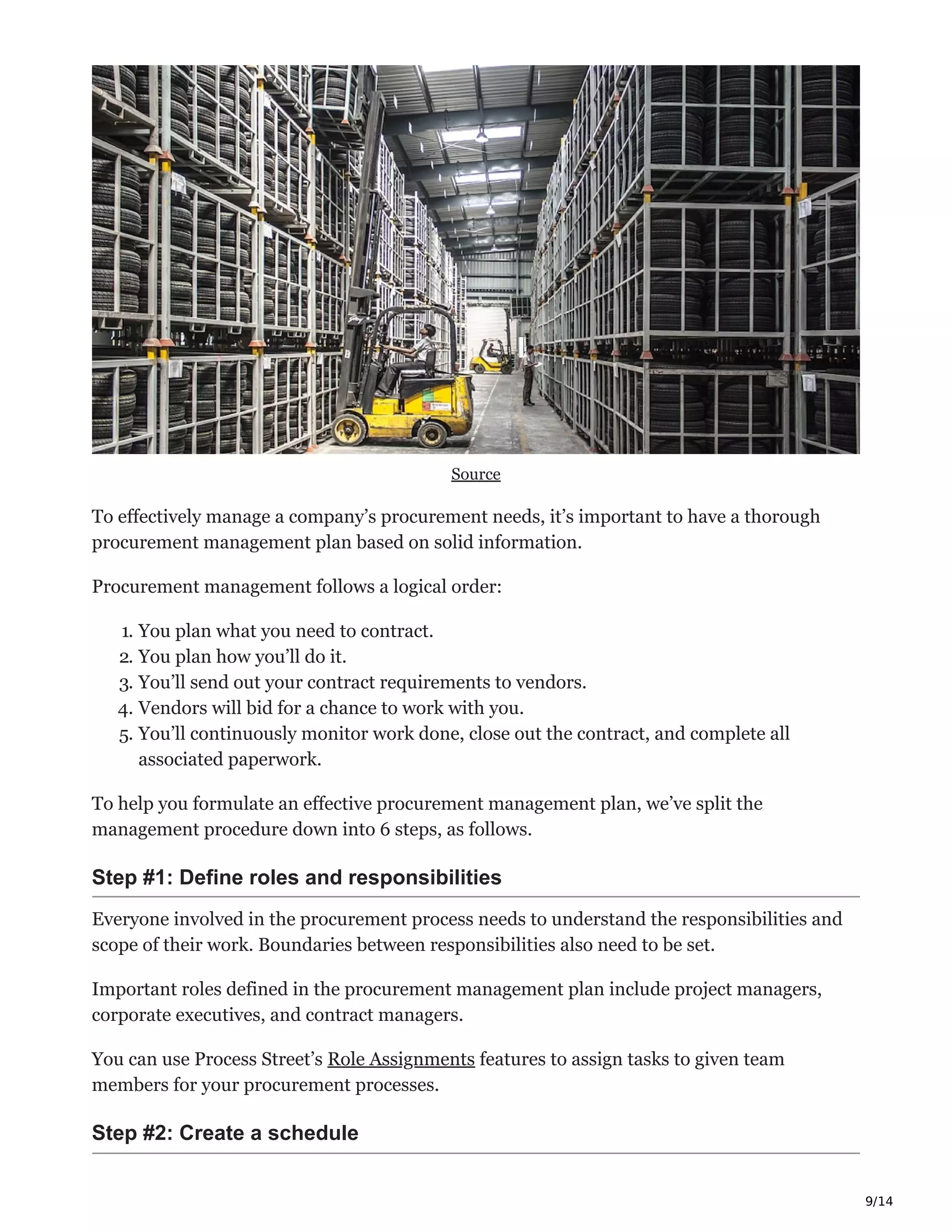 7 Steps To Procurement Management To Optimize Processes Responsible for ...