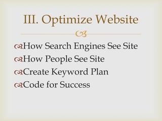 7 Steps To SEO Success | PPTX | Search | Internet