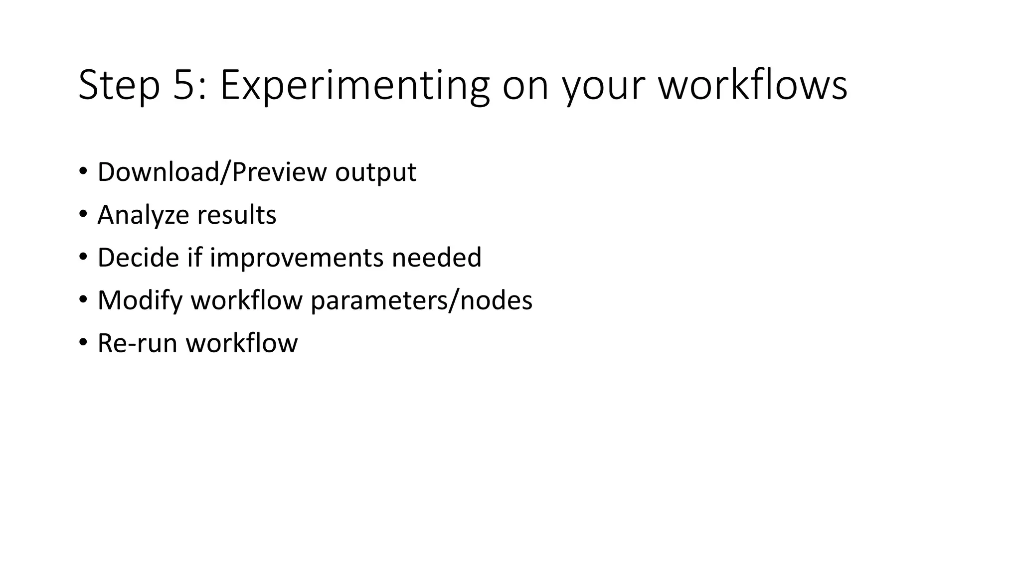 7 steps to simplifying your AI workflows | PPTX | Cloud Computing | Internet