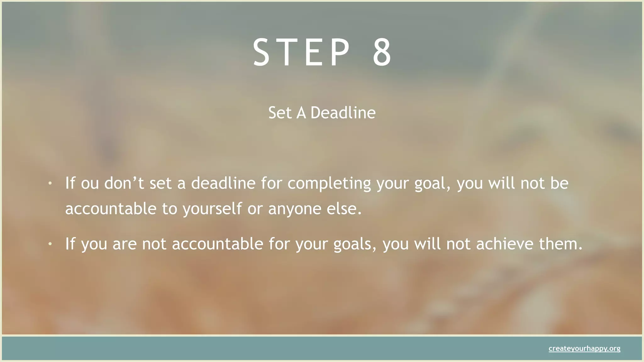 7 Steps to Successful Goal Setting | PPT