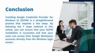 7 Steps to Successfully Installing Google Credential Provider for ...
