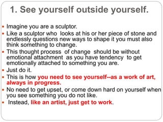 7 steps to transforming yourself from who you | PPT