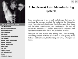 7 steps to world class manufacturing | PPT