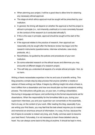 Step-by-Step Guide to Write a Thesis Dissertation by United Innovator | PDF