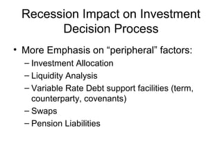 7- Impact of the Recession- Steve Whalen | PPT