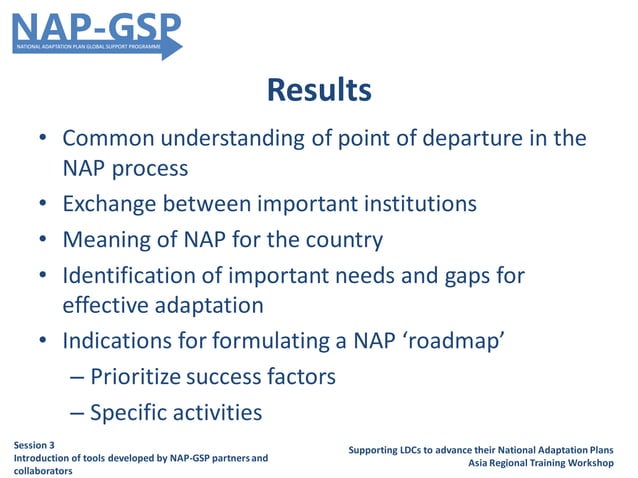 Stocktaking for national adaptation planning (SNAP) tool - GIZ | PDF