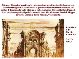 7 Storia Della Scenografia, Il Barocco, Parte B | PPT