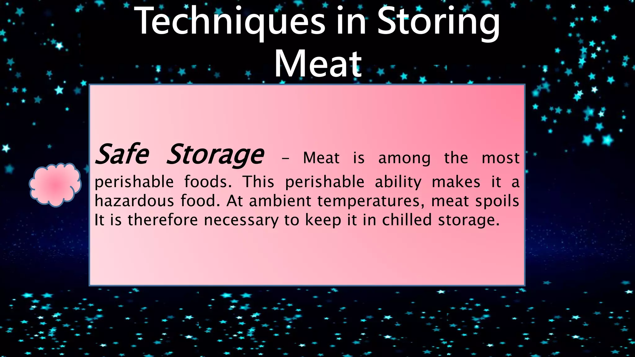 7 storing meat | PPTX