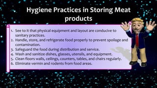 7 storing meat | PPTX | Barbecues and Grilling | Food & Drink