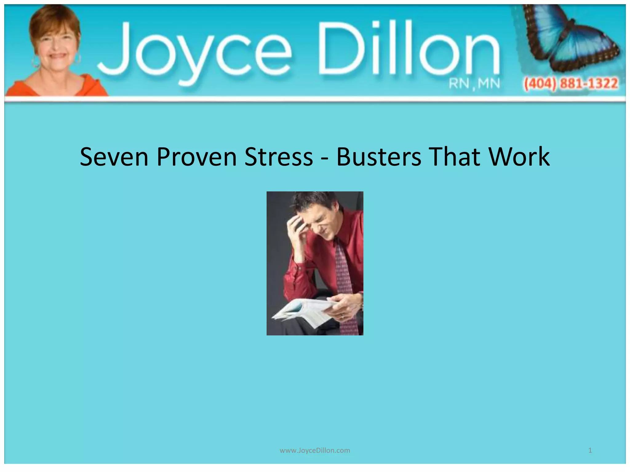 Seven Proven Stress - Busters That Work | PPT
