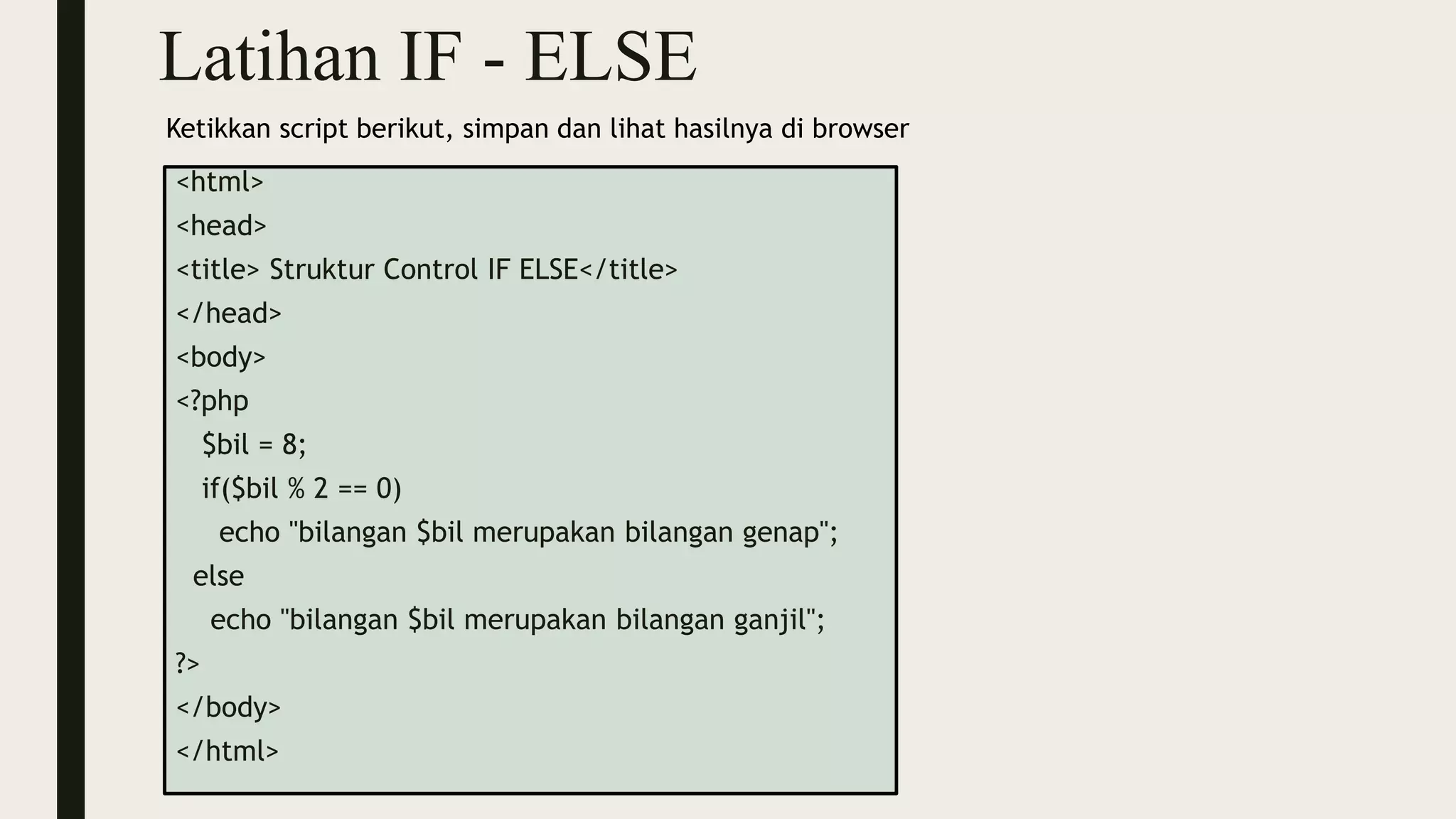 7 Struktur Kontrol.pptx | Free Download