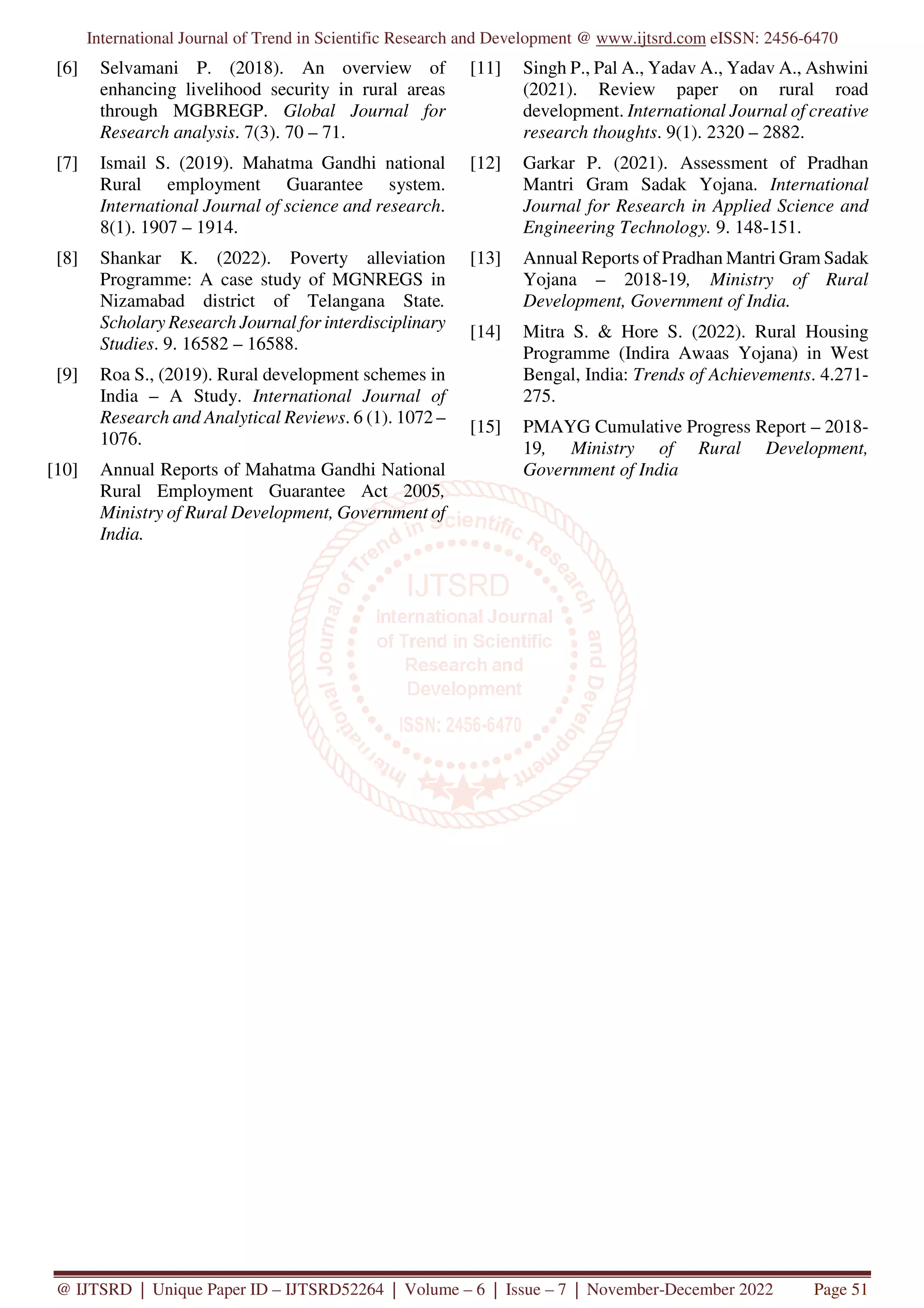 Study and Assessment on Rural Development Programme in India | PDF