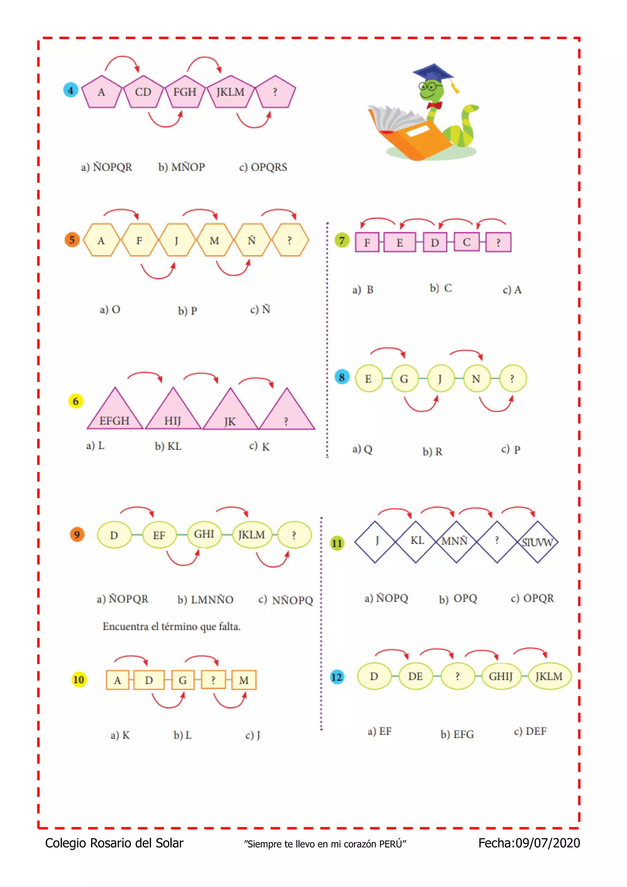 7 sucesiones alfabeticas | PDF