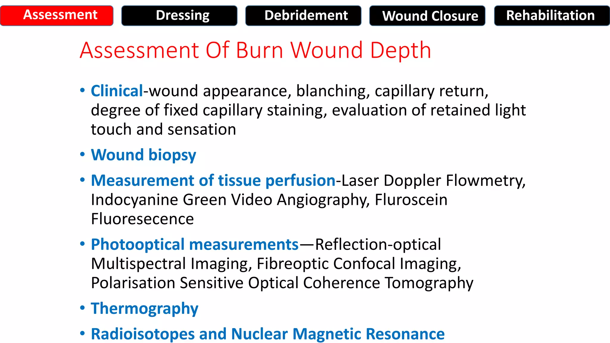 BURNS: Surgical Management | PPTX