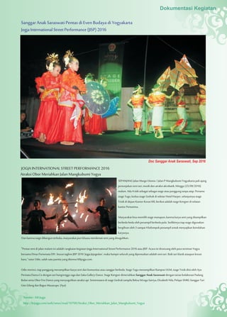 menuju 7 tahun kiprah sanggar anak saraswati | PDF