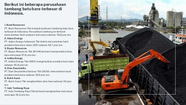 7 Tambang Batu Bara Terbesar di Indonesia || Titan Infra Energy | PPT