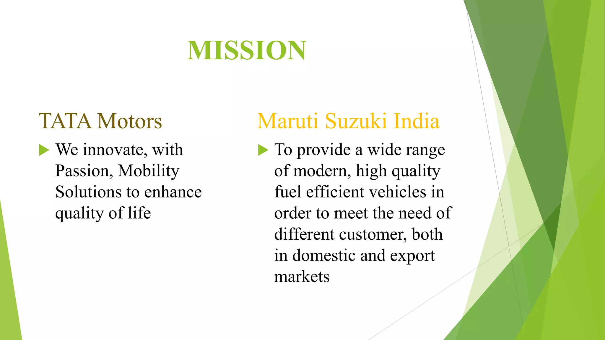 7 tata motors and maruti suzuki | PPTX