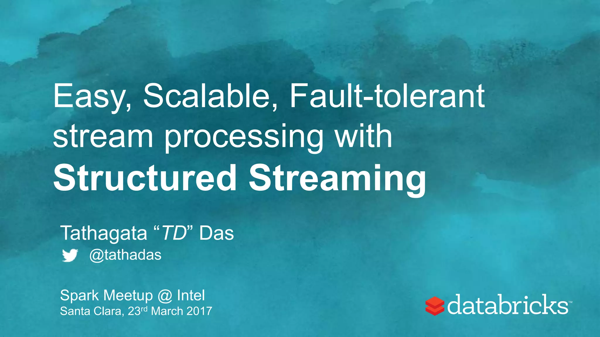 Kafka Summit NYC 2017 - Easy, Scalable, Fault-tolerant Stream ... Kafka Summit NYC 2017 - Easy, Scalable, Fault-tolerant Stream ...