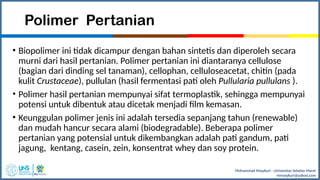 7 Teknologi Biopolimer (1).pptxbnhhjhjkjh | PPT
