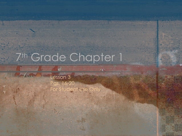 7th Grade Chapter 1 Lesson 3 | PPT