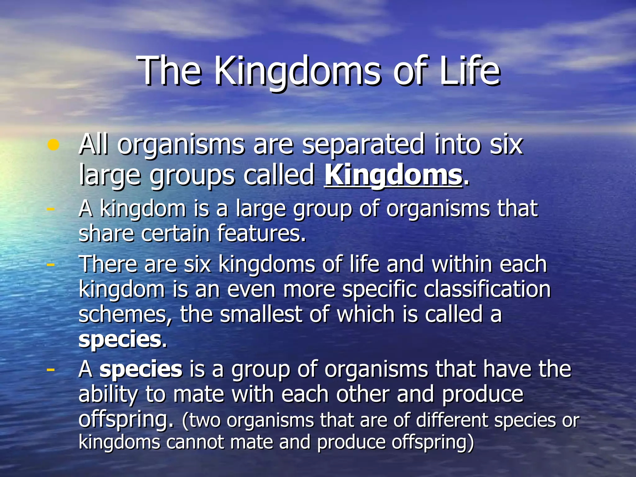 Chapter 1- scientific method, classification | PPT
