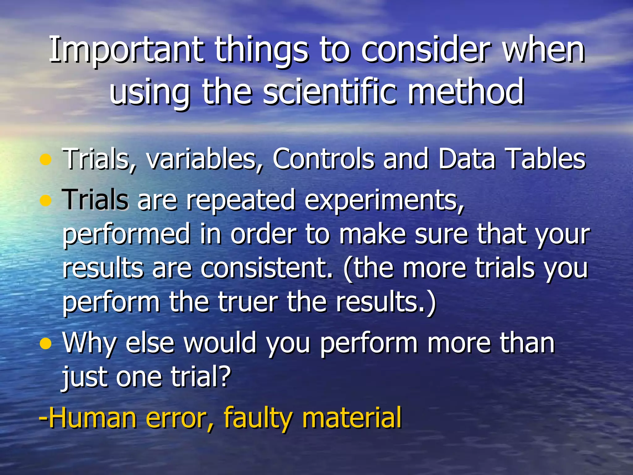 Chapter 1- scientific method, classification | PPT