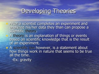 Chapter 1- scientific method, classification | PPT